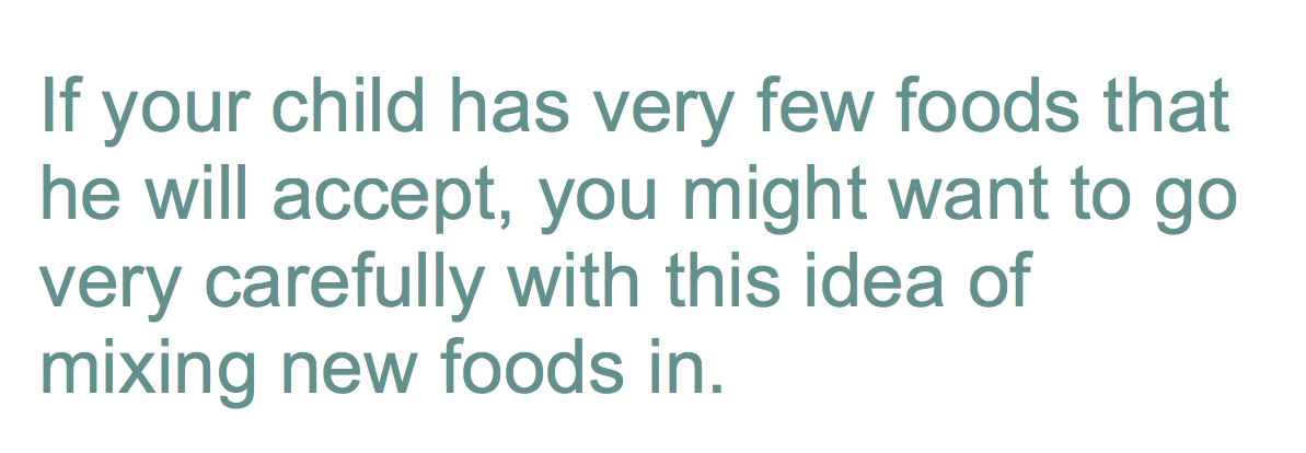 Selecting and Introducing New Foods – Online Parent Training in Early ...